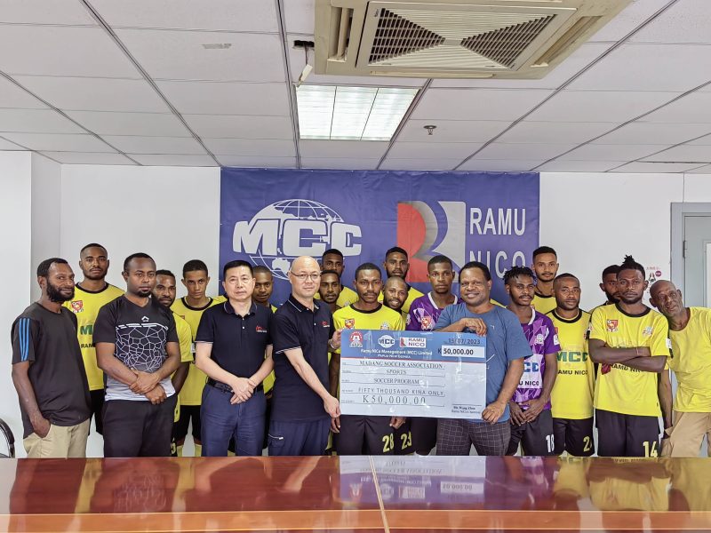 Madang FC given timely boost – 中冶瑞木